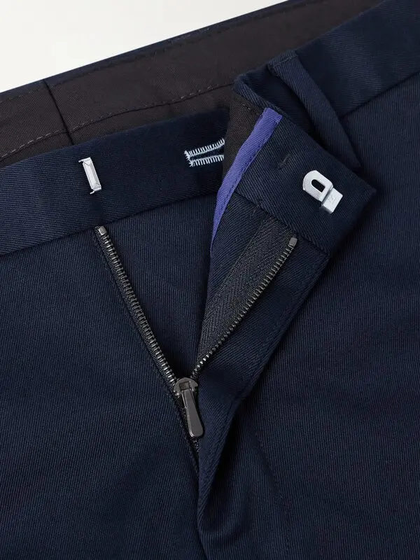 Paul Smith Straight-leg Cotton-blend Twill Trousers