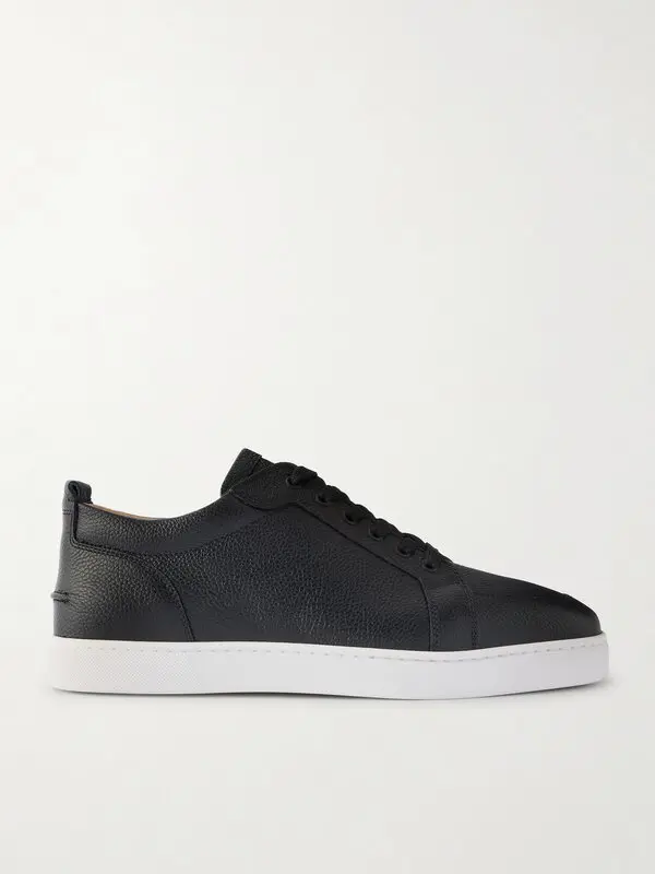 CHRISTIAN LOUBOUTIN Rantulow Full-grain Leather Sneakers
