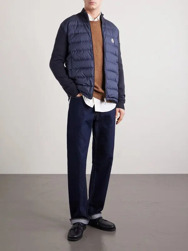 Moncler Panelled Zip-up Cardigan