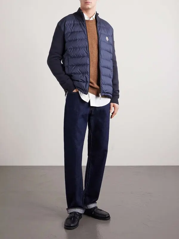 Moncler Panelled Zip-up Cardigan