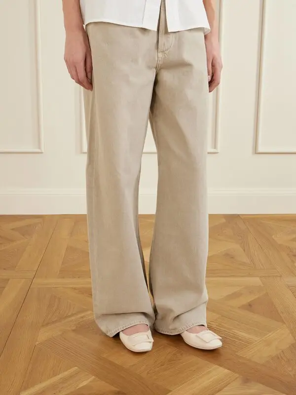ROGER VIVIER Gommettine Patent-leather Ballet Flats - Neutrals
