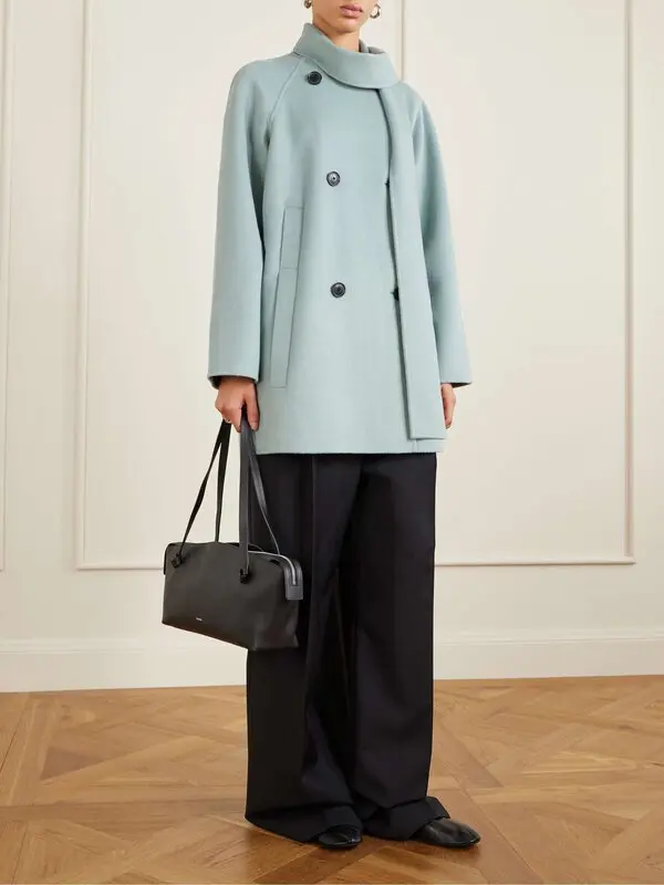 Proenza Schouler White Label Brisa Scarf-detailed Wool-blend Coat