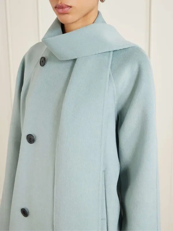 Proenza Schouler White Label Brisa Scarf-detailed Wool-blend Coat