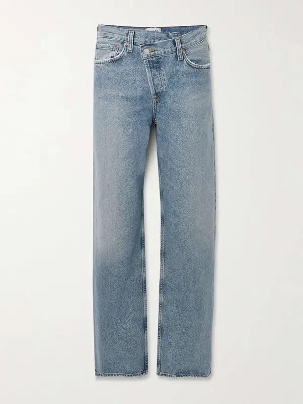 AGOLDE Arc Criss Cross Wide-leg Jeans