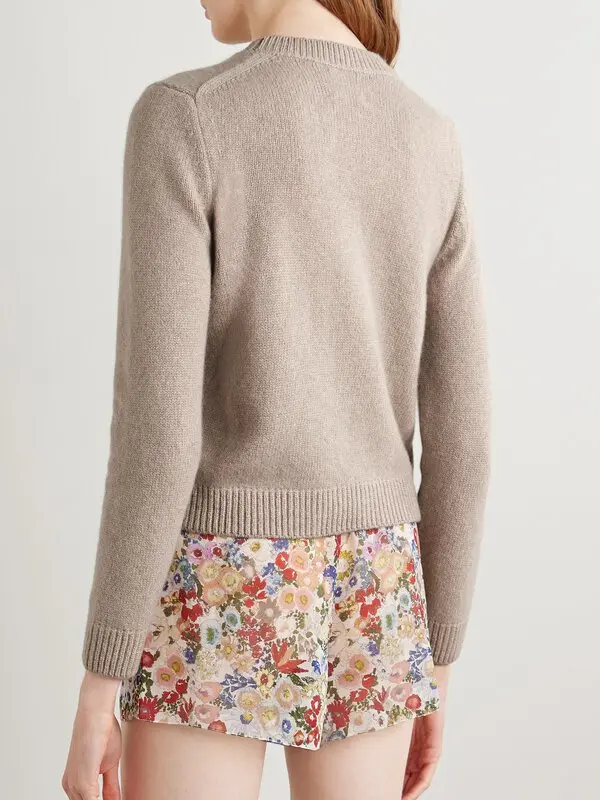 Khaite Leta Cashmere Sweater - Neutrals