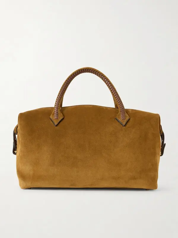 METIER Vérité City Medium Suede Tote - Brown