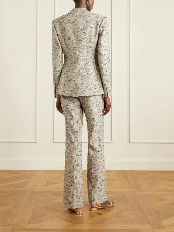 Ulla Johnson Tess Single-breasted Tweed Blazer