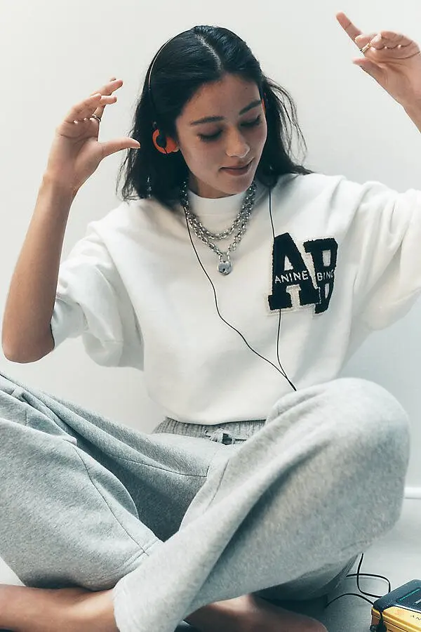 ANINE BING Miles Oversized Sweatshirt