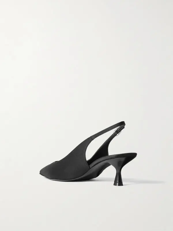 Stella McCartney Satin Slingback Pumps