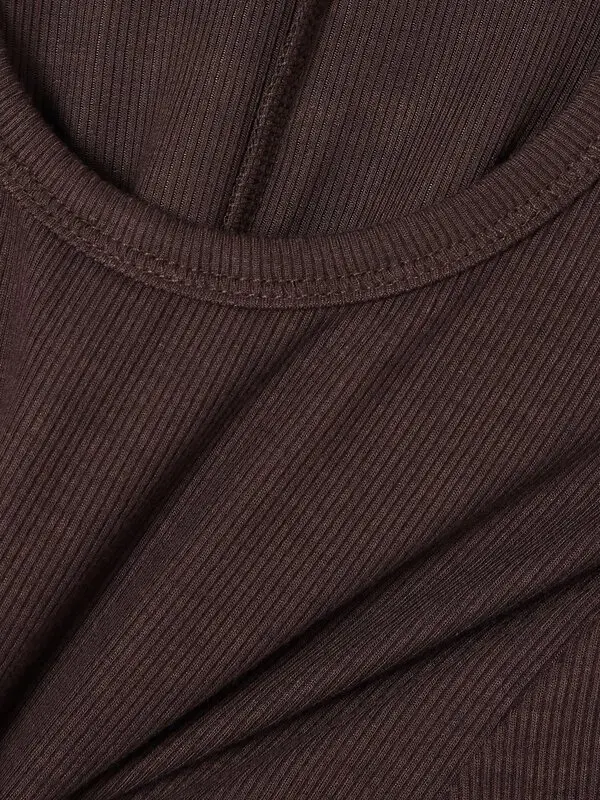 Eterne Ribbed Jersey Top