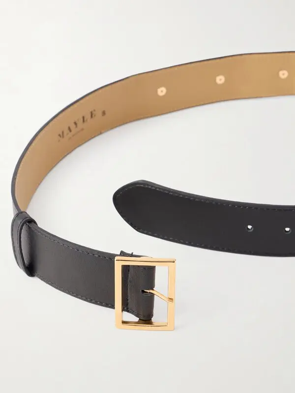 Maison Mayle Del Rio Embellished Leather Waist Belt