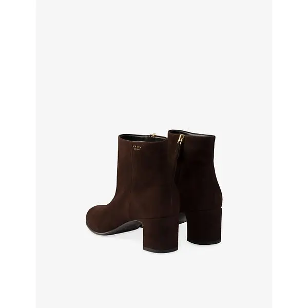 Prada Suede Ankle Boots