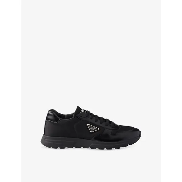 Prada Prax Re-nylon And Brushed Leather Trainers