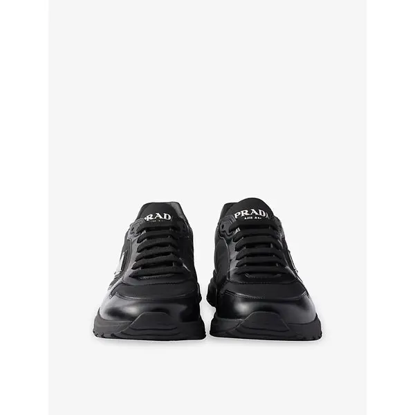 Prada Prax Re-nylon And Brushed Leather Trainers