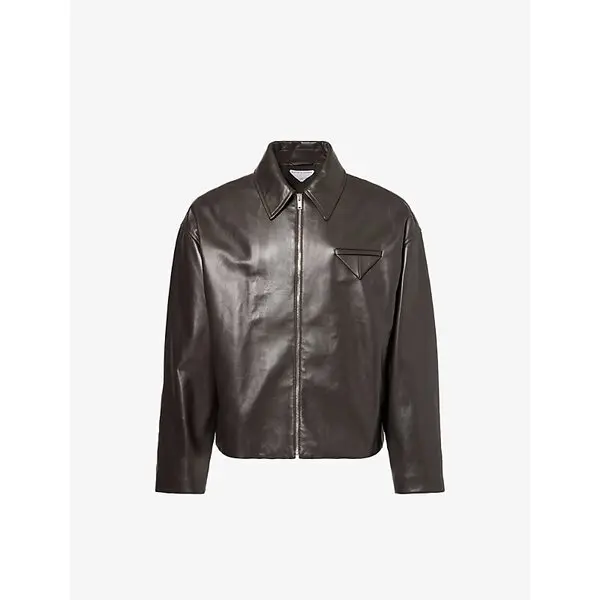 Bottega Veneta Kimono Regular-fit Leather Jacket