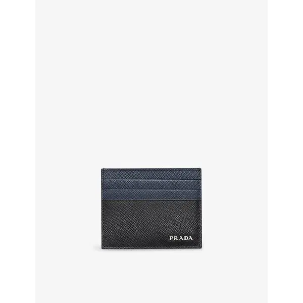 Prada Saffiano Leather Wallet - Black