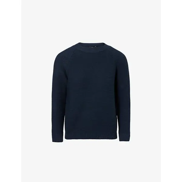 Max Mara Regular-fit Ribbed Cotton Jumper
