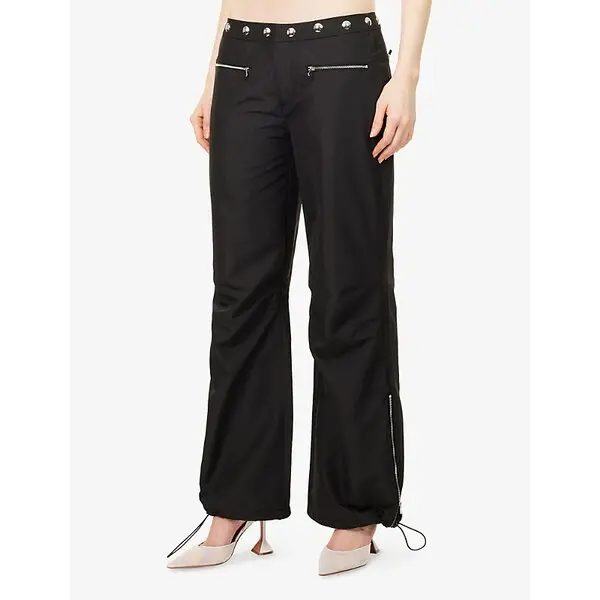 JADED LONDON Corvi Studded Cargo Shell Trousers