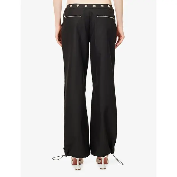 JADED LONDON Corvi Studded Cargo Shell Trousers