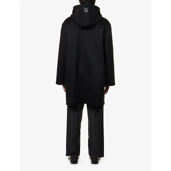Loewe Relaxed-fit Hooded Wool Coat