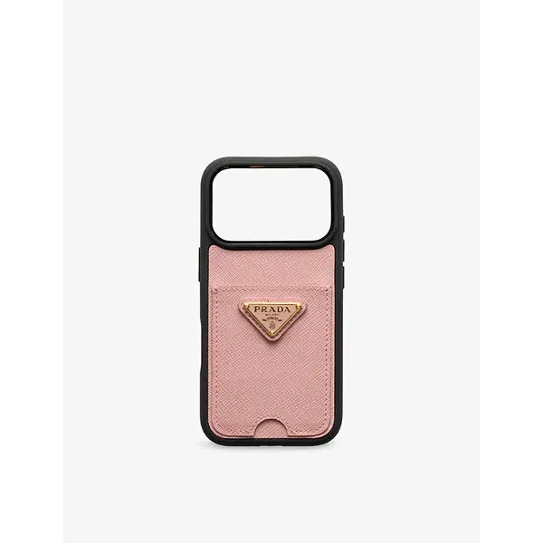 Prada Iphone 17 Pro Saffiano Leather Case - Pink