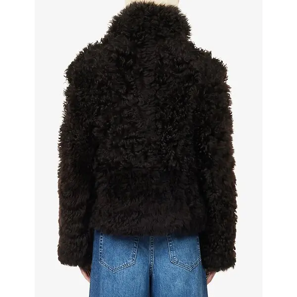 TWP Sylvia Collared Shearling Jacket