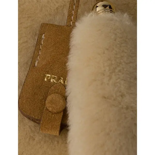 Prada Shearling Tote Bag