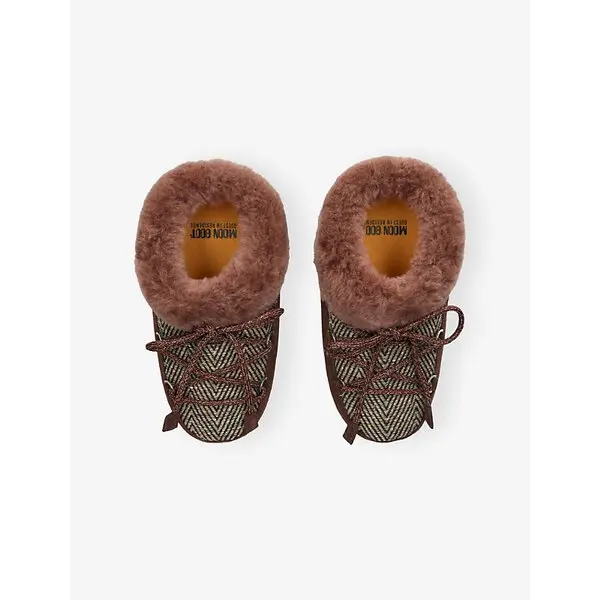 Moon Boot Faux-fur Mules - Brown