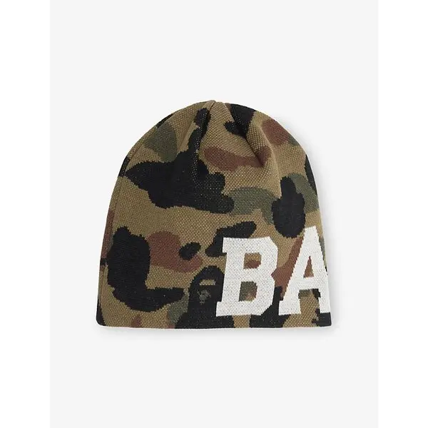 A BATHING APE 1st Camo Beanie - Green