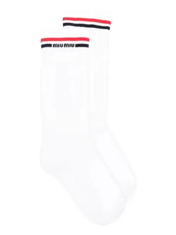 Miu Miu Cotton Crew Socks