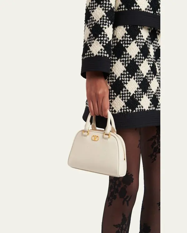 Valentino Garavani Dome Mini Top-handle Bag - Black