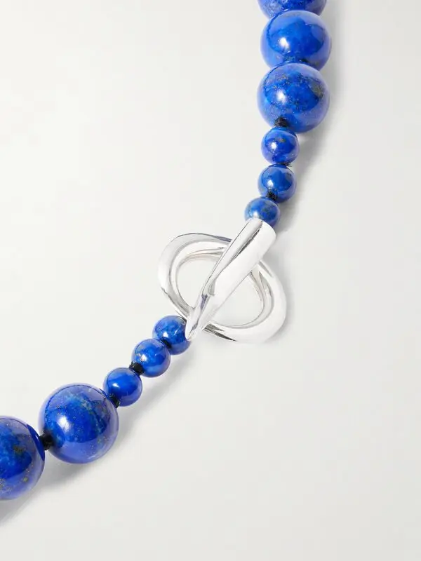 SOPHIE BUHAI Everyday Boule Lapis Lazuli And Silver Necklace - Blue