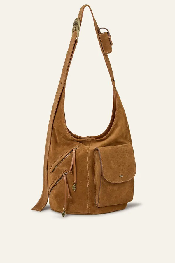 Ba&sh Youyou Multi-pocket Bucket Bag - Brown