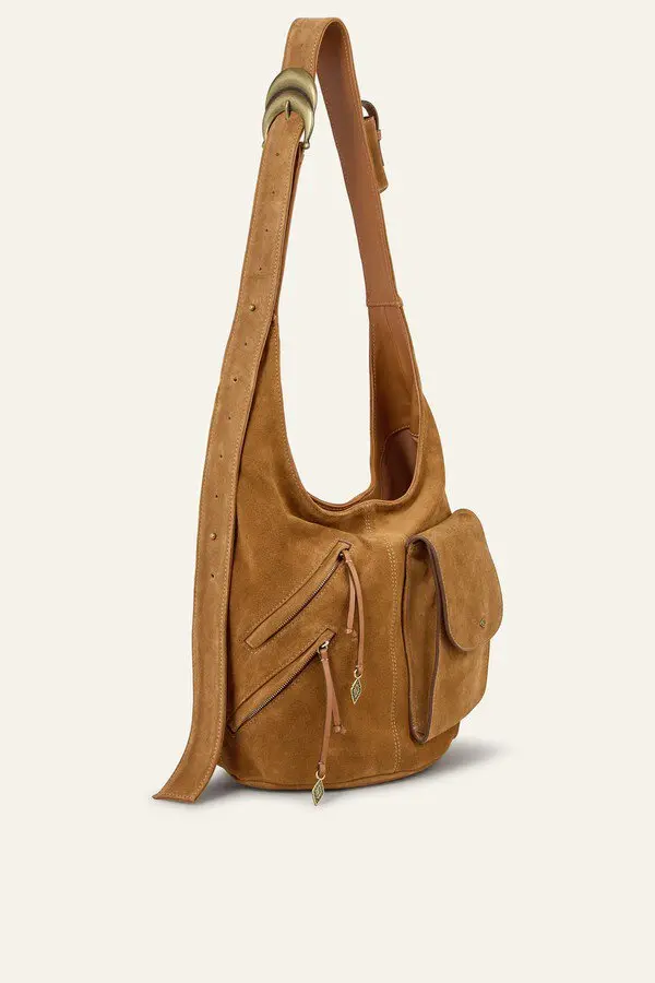 Ba&sh Youyou Multi-pocket Bucket Bag - Brown