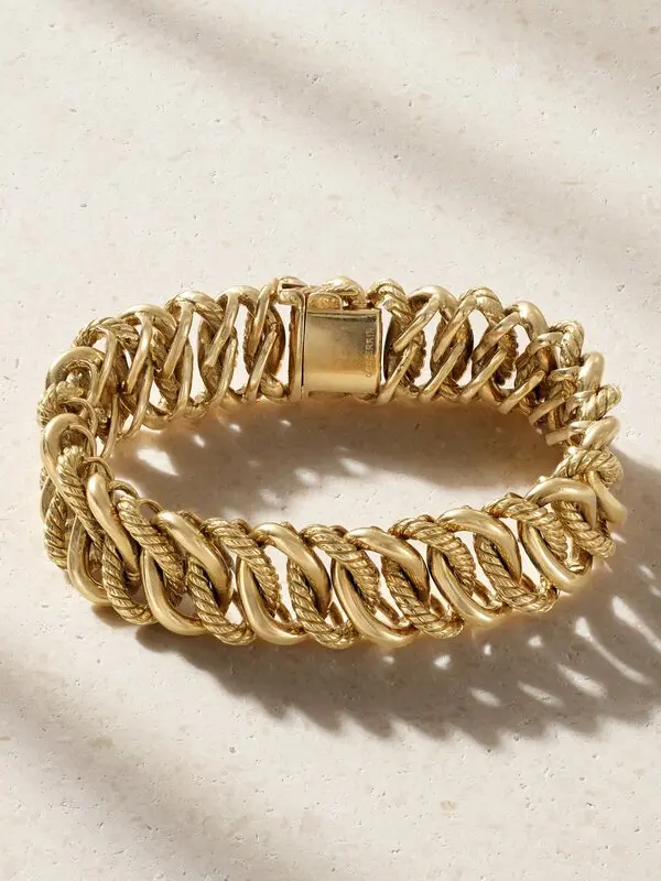 STEPHANIE WINDSOR Georges Lenfant For Oj Perrin Vintage Bracelet - Gold