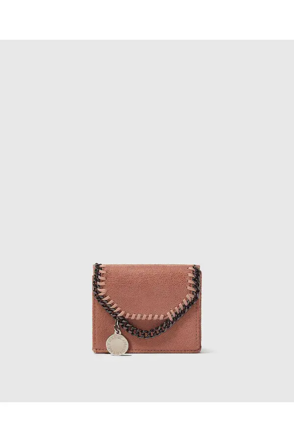 Stella McCartney Falabella Tri-fold Wallet - Red