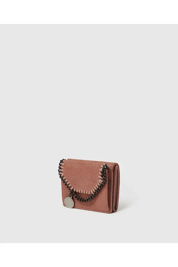 Stella McCartney Falabella Tri-fold Wallet - Red