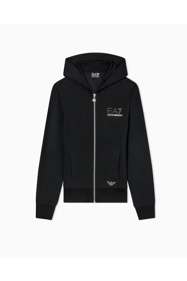 EA7 Evolution Hooded Sweatshirt - Black