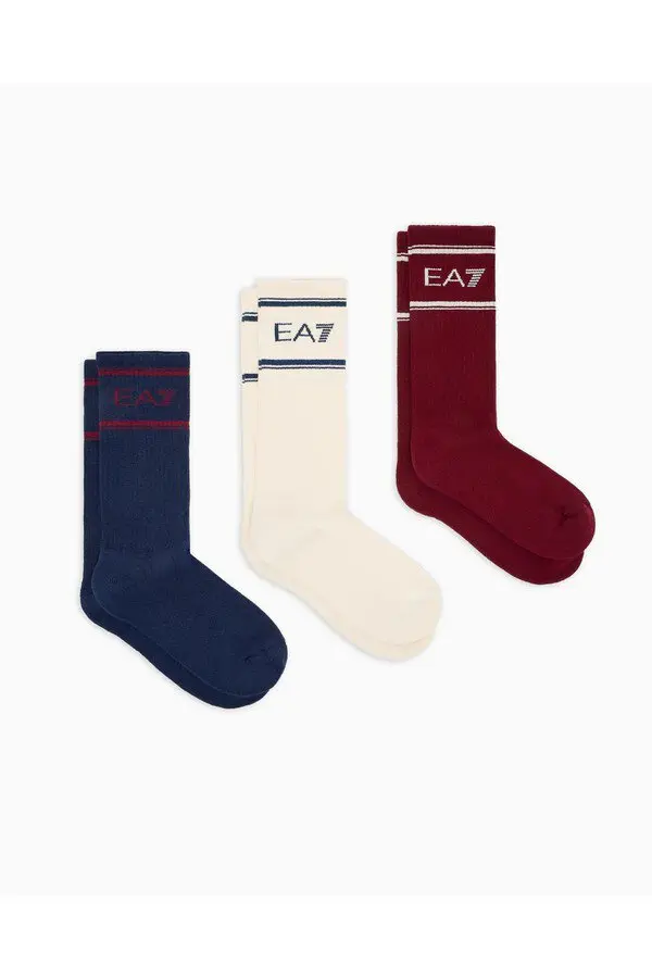 EA7 Three-pack Sports Socks - Gray