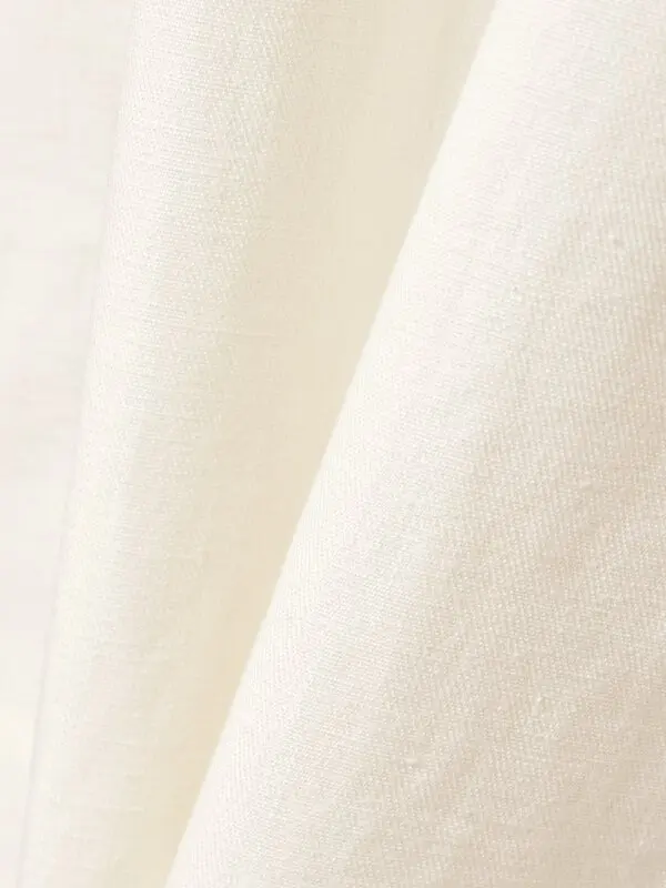 Khaite Taja Linen Maxi Dress - Neutrals