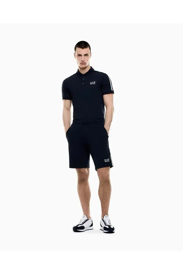 Emporio Armani Cotton-blend Bermuda Shorts