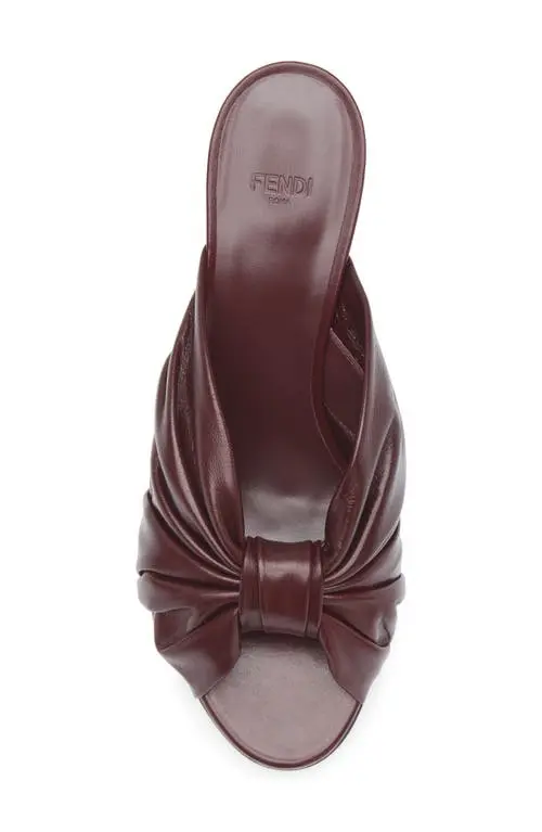 Fendi Arco Leather Sandal
