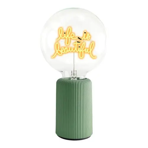 MITB Life Is Beautiful Portable Table Lamp - Olive