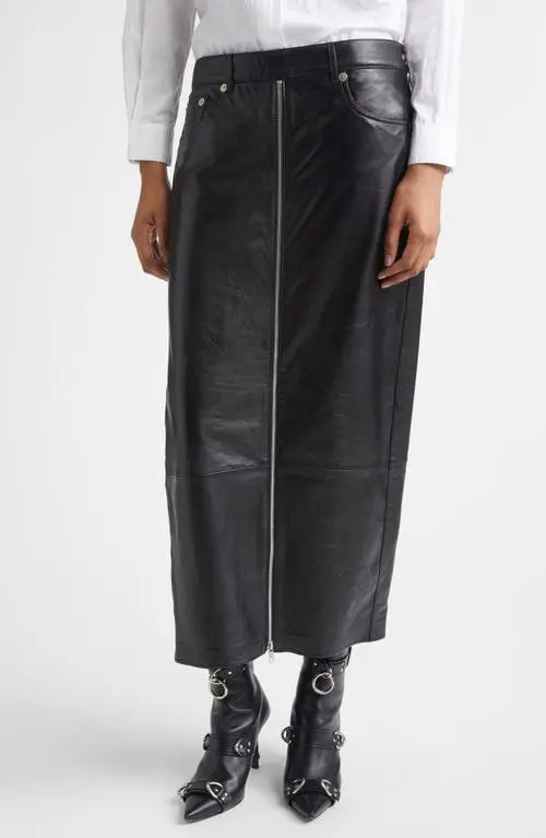 R13 Leather Skirt Pants