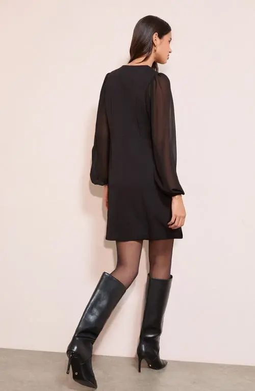 FRIENDS LIKE THESE Sheer Sleeve Sheath Dress