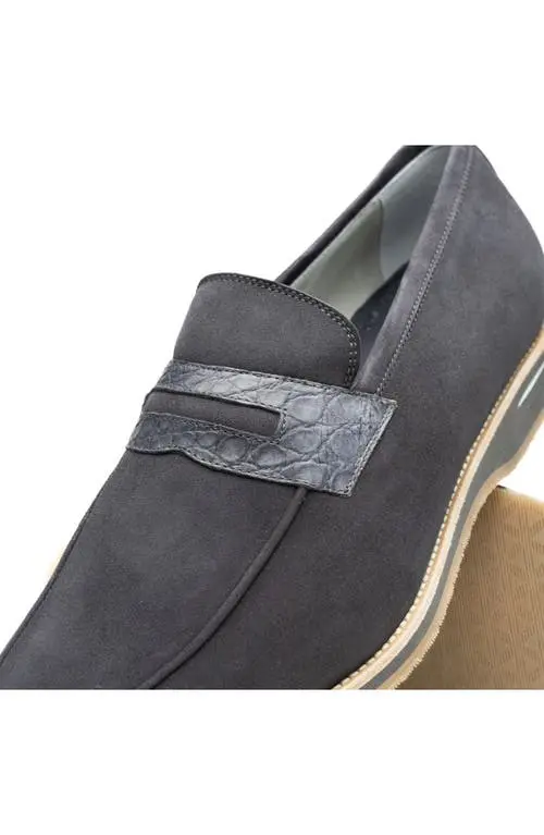 ZELLI ITALIA Meo Suede Penny Loafer