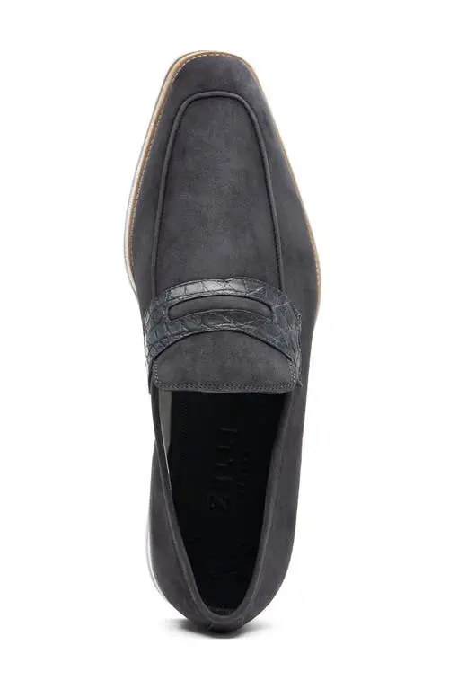 ZELLI ITALIA Meo Suede Penny Loafer