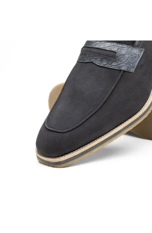 ZELLI ITALIA Meo Suede Penny Loafer