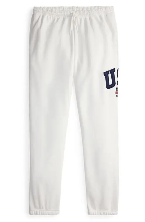Polo Ralph Lauren Flag Fleece Sweatpants - White
