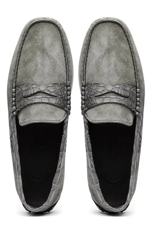 ZELLI ITALIA Monza Driving Loafer - Grey